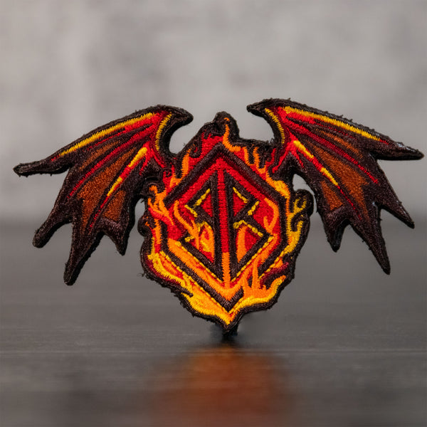 Cornhole Patch - Bags Boards Dragon Velcro Patch